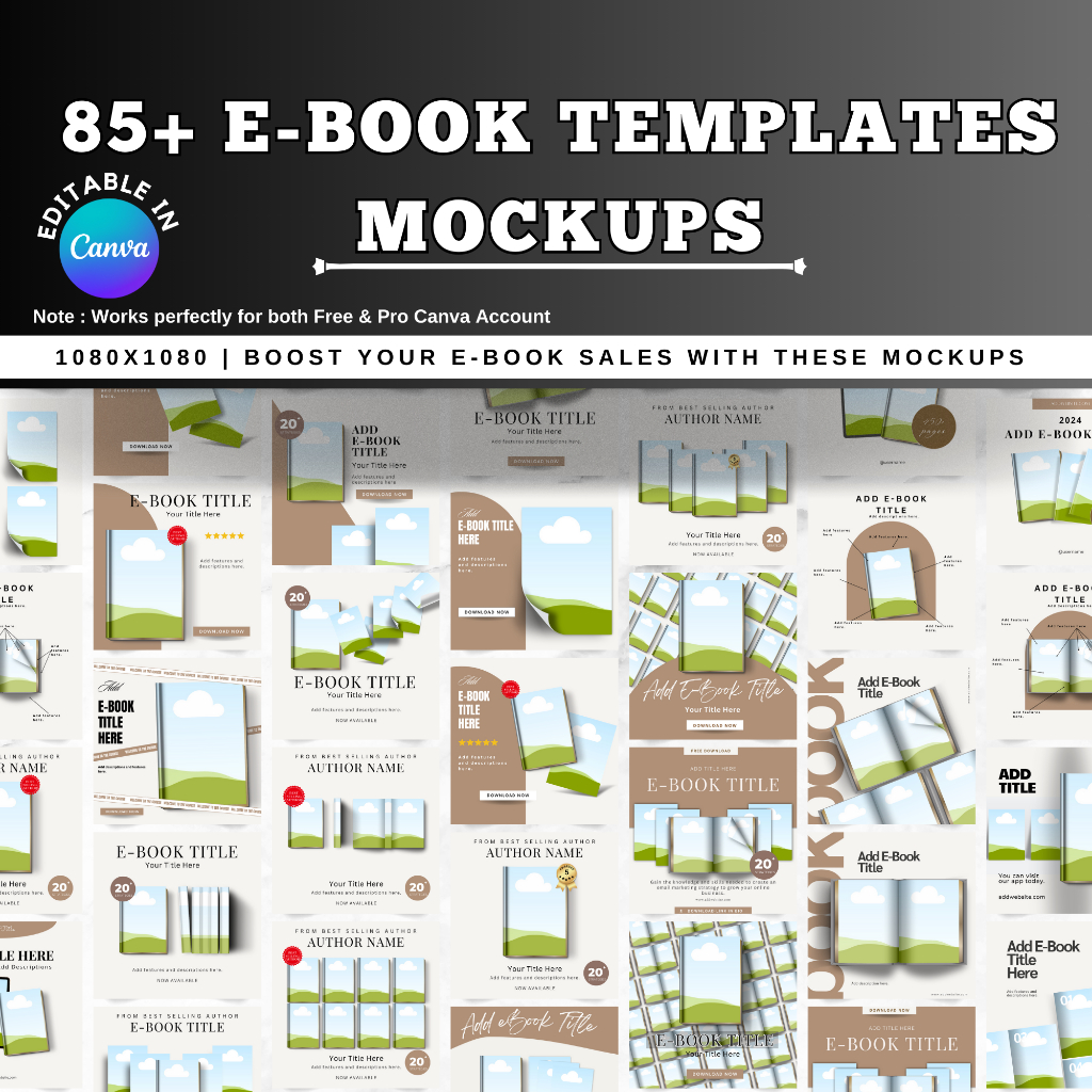 85+ A5 Ebook Mockup Magazine Mockup Canva Mockups Book Mockup, Canva ...