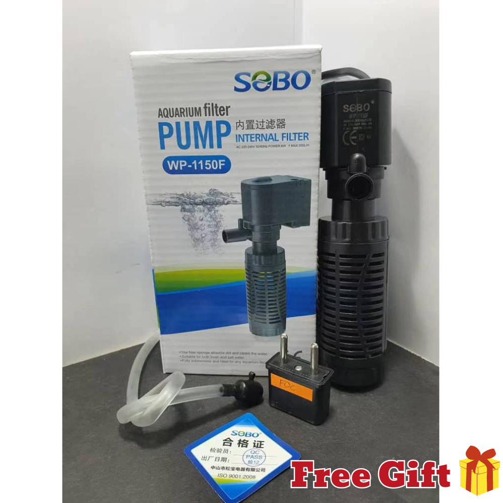 **READY STOCK** SOBO AQUARIUM FILTER PUMP WP-1150F ( INTERNAL FILTER ) | Shopee Malaysia