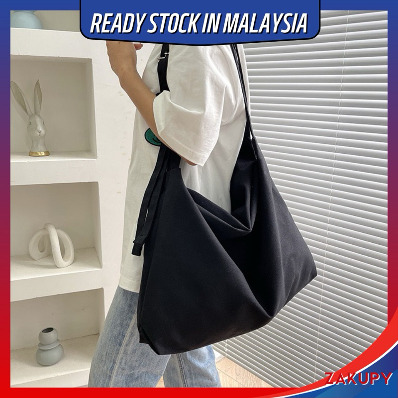 Women Fashionable Canvas Shoulder Bag Crossbody Bag Large Capacity ...