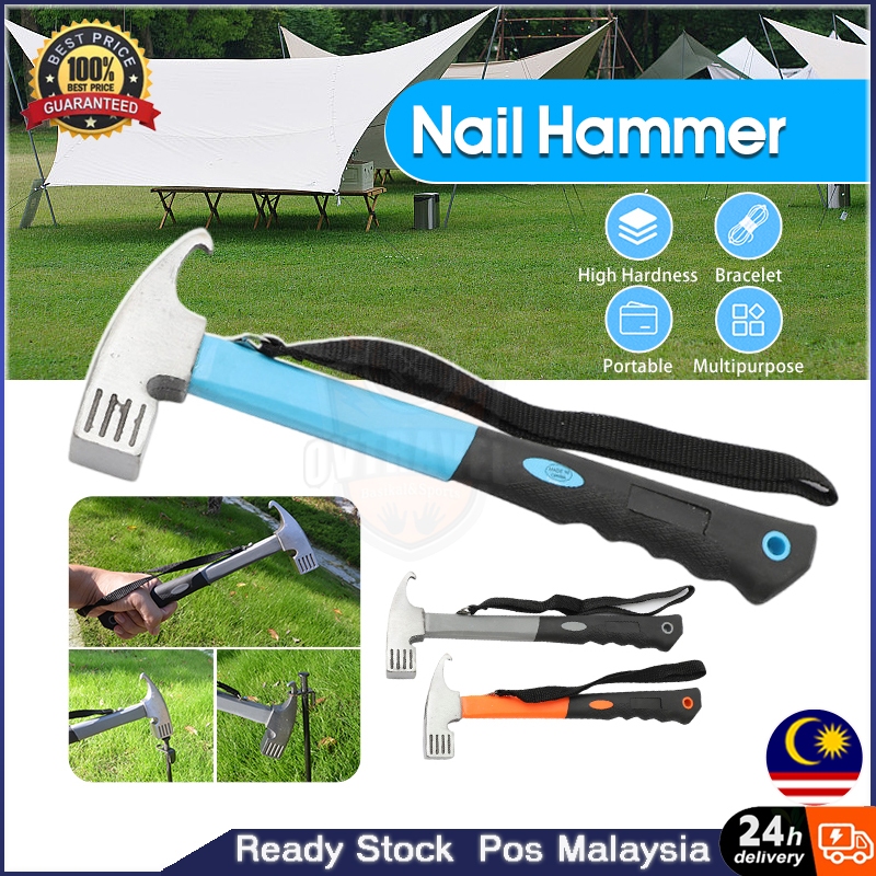 Camping Hammer Outdoor Tent Pegs Hammers Multifunction Tent Awning ...