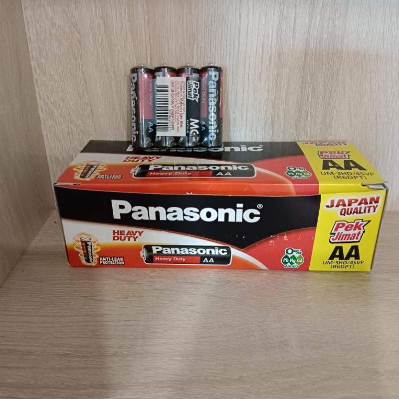Panasonic Heavy Duty AA 4pcs battery UM-3HD/4SVP | Shopee Malaysia