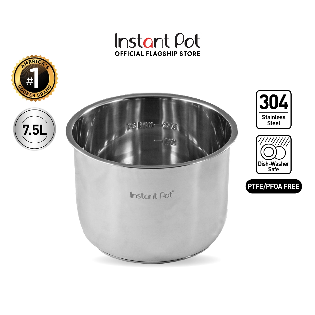 Instant Pot Stainless Steel Inner Pot (8QT) | Shopee Malaysia