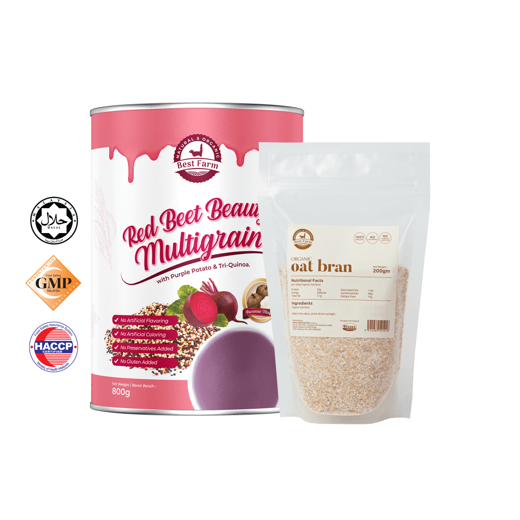 Nutrivo Red Beet Beauty + Oat Bran Tea-break Set (Best Farm) | Shopee ...