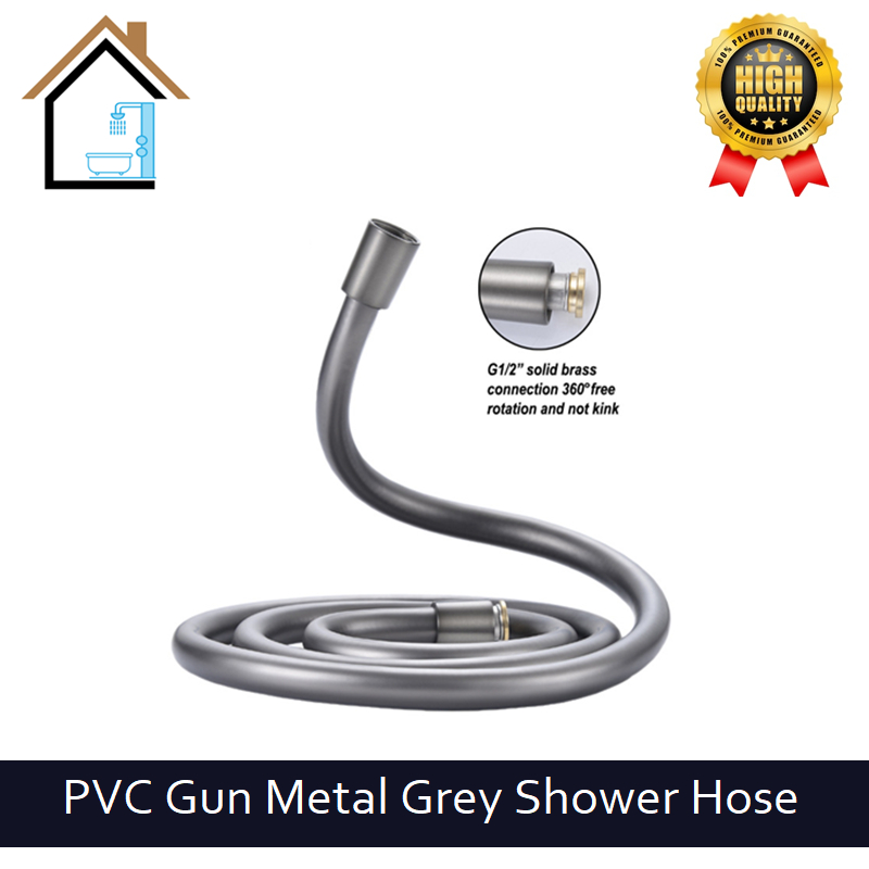 PVC Gun Metal Grey Flexible Hose Anti Tangle Anti Burst Anti Twist ...