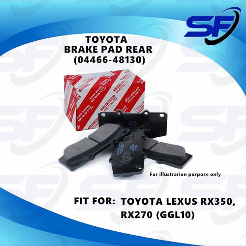 💯TOYOTA LEXUS RX350,RX270 (GGL10) REAR DISC PAD (04466-48130) | Shopee ...