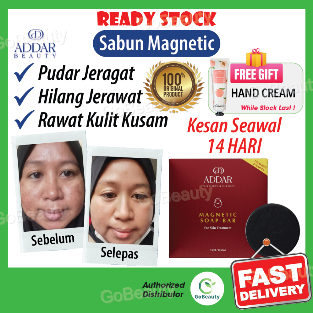 AdDar Beauty Sabun Magnetic Pencuci Muka Jerawat Ubat Pembersih ...