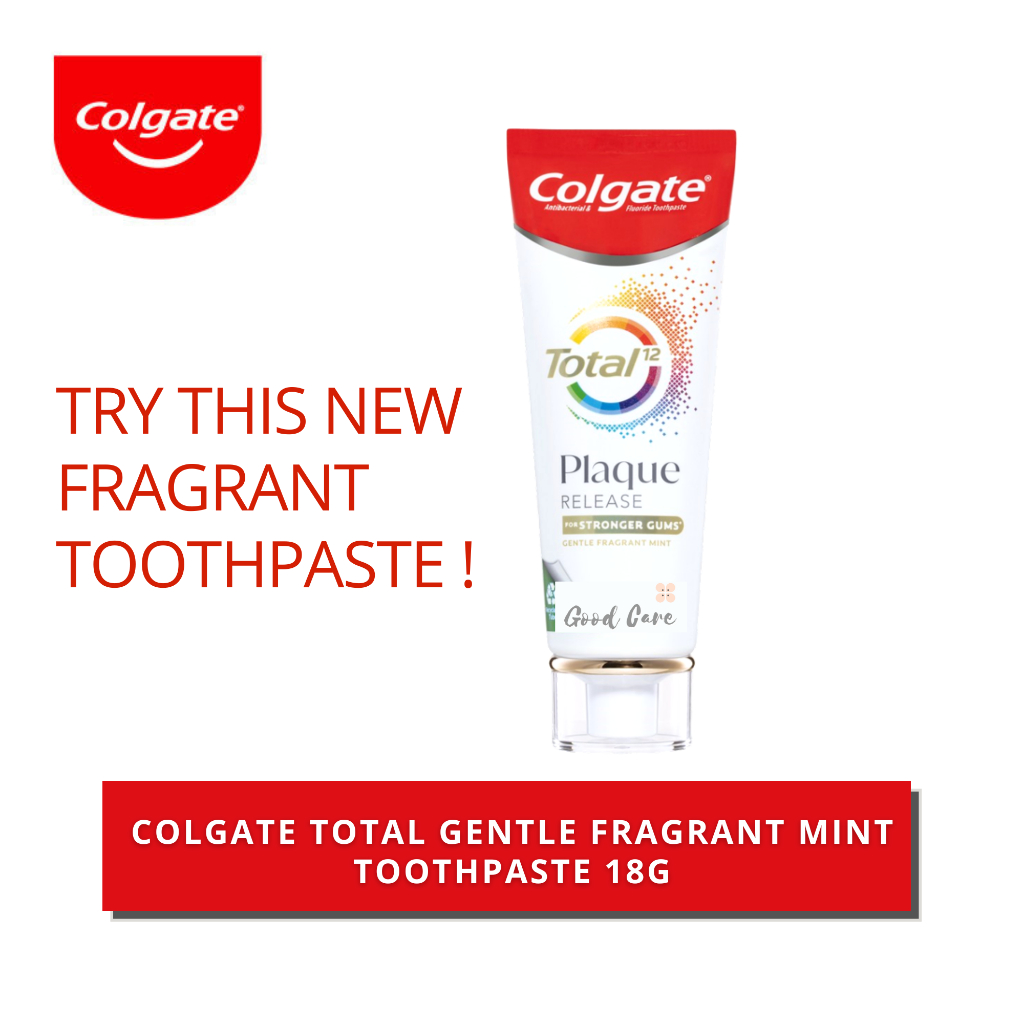 [TRAVEL SIZE] Colgate Total Plaque Release Toothpaste Gentle Fragrant ...