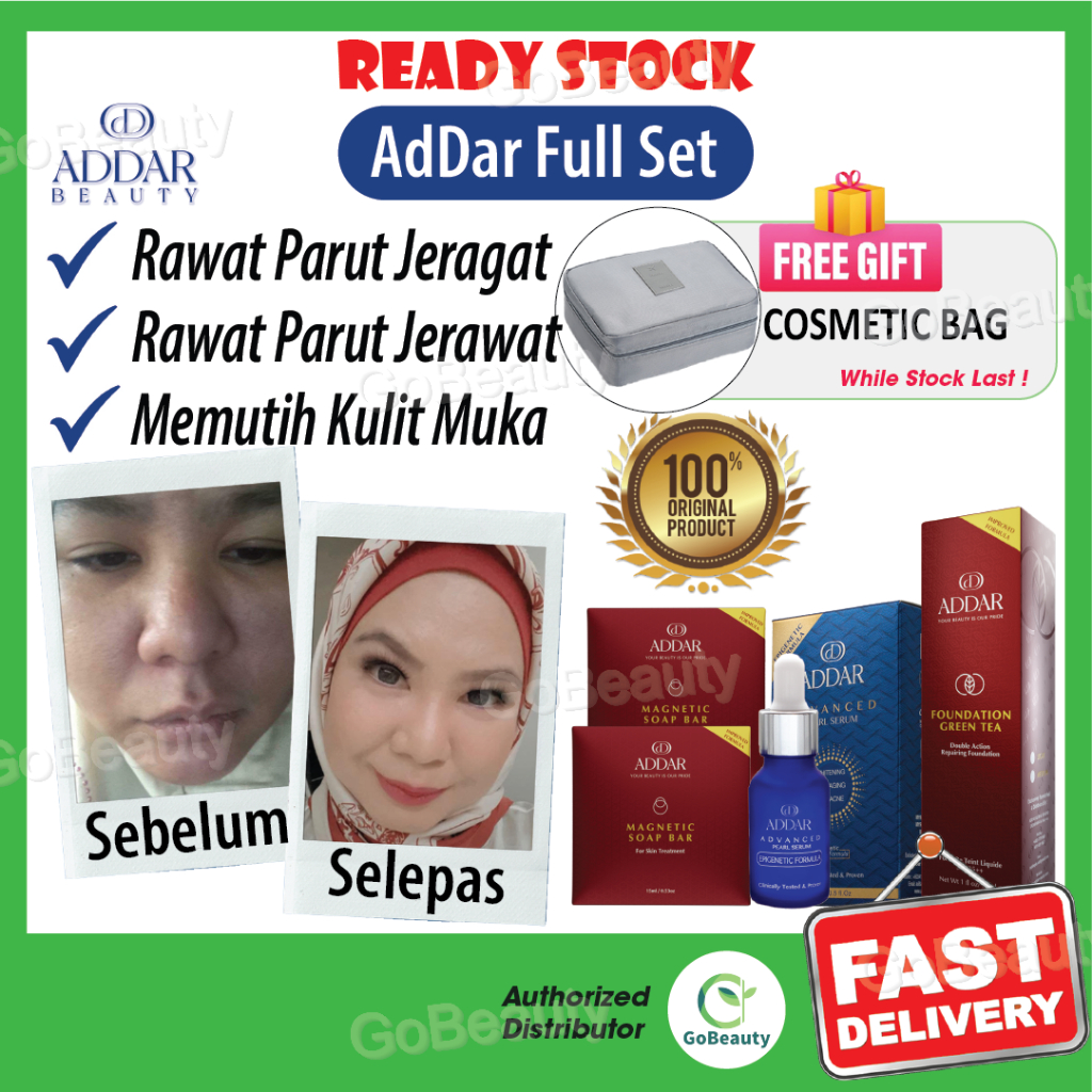 AdDar Beauty Full Set Sabun Magnetic Foundation Serum Pencuci Muka ...