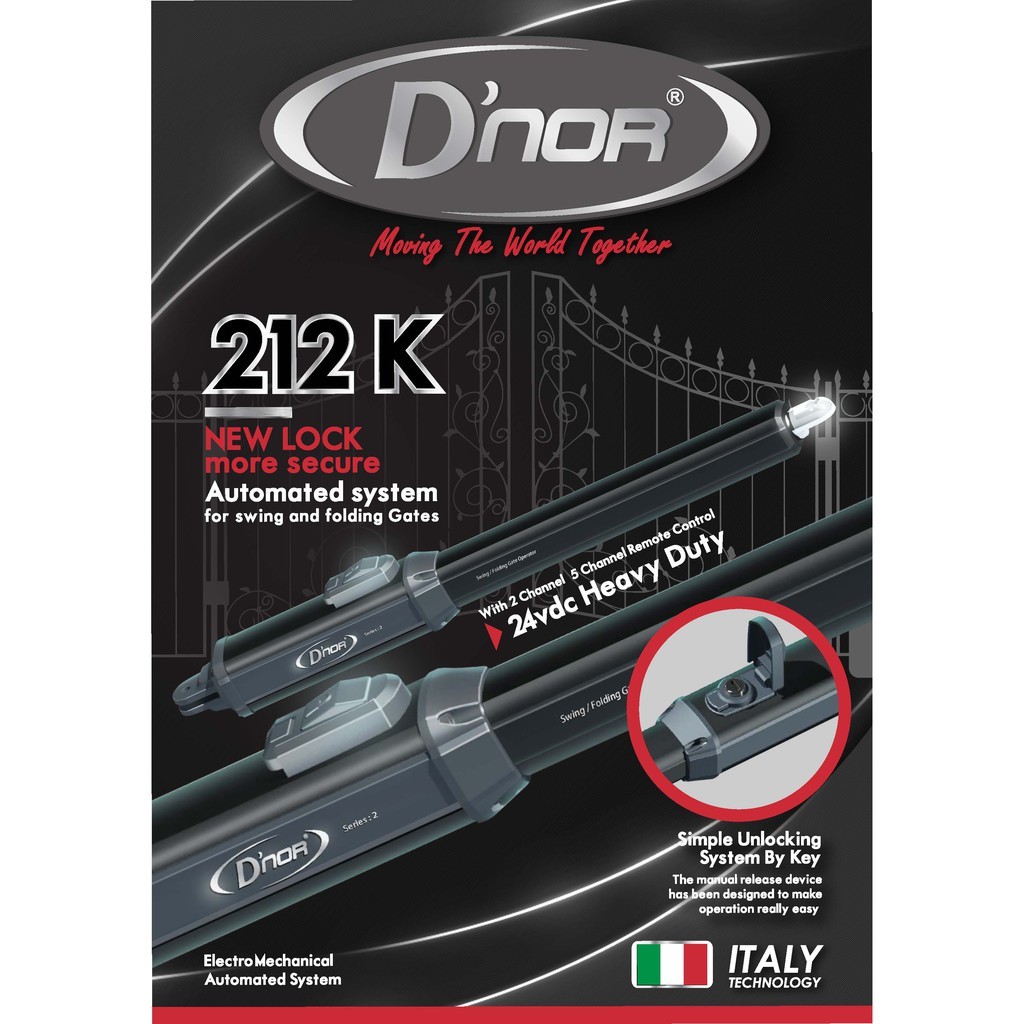 Dnor 212K Premium Set Auto Gate Swing & Folding Arm AutoGate - 4 ...