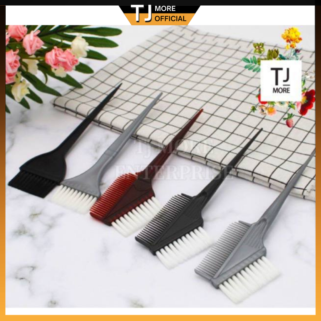 Hair Dye Brush Hair Color Comb Brush Durable Reusable Salon Barber ...