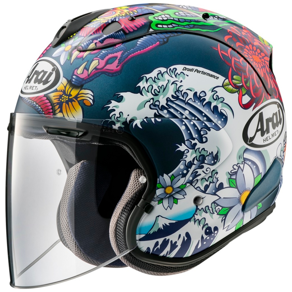 Arai VZ-Ram Oriental Flat Blue | Shopee Malaysia