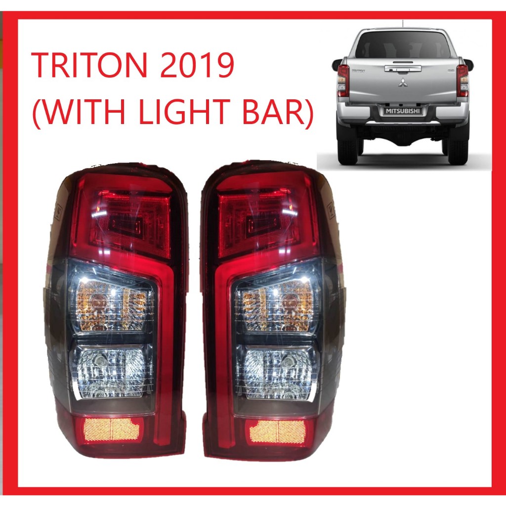 TAIL LAMP MITSUBISHI TRITON 4X4 KL1T REAR LAMP PICK UP Y2019 LAMPU ...
