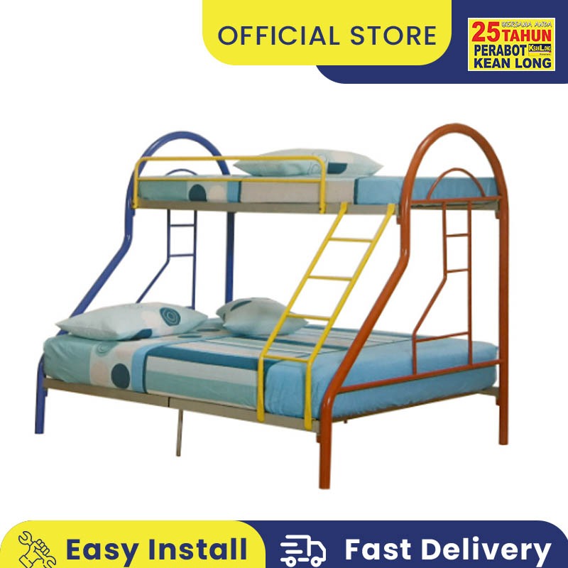 KLSB Super Strong Base Metal Bunk Bed /Double Decker Bed (Colorful ...
