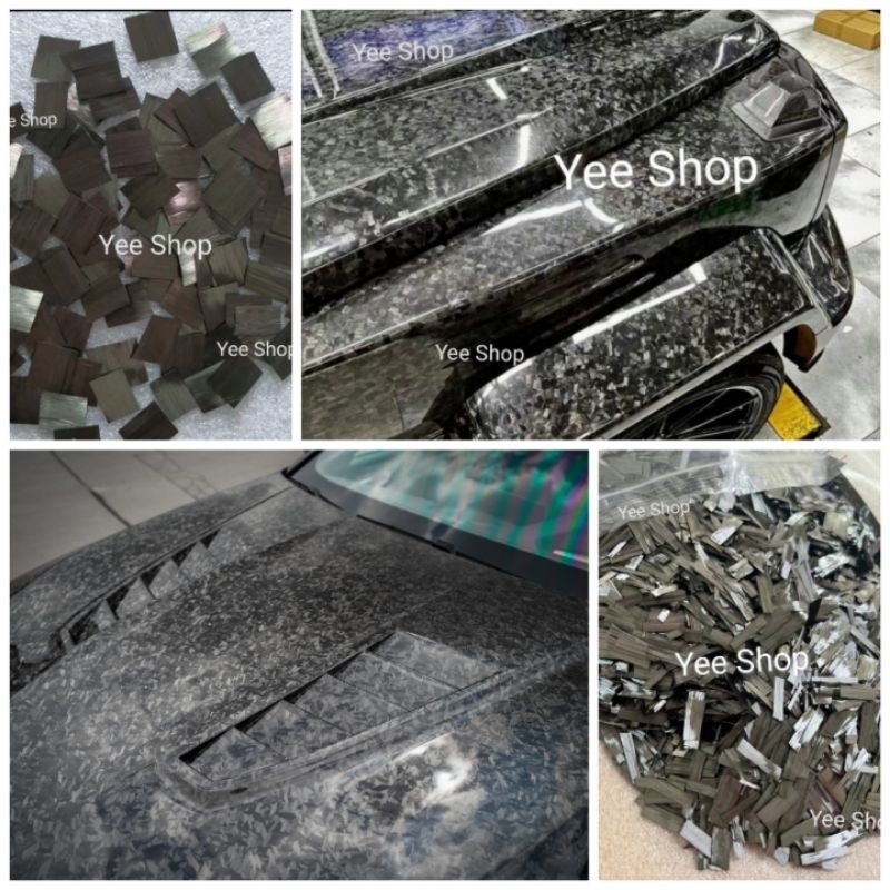 FORGED CARBON /CARBON FIBER CHOPPED WIRE FORGED CUT SHORT 10mm 15mm ...