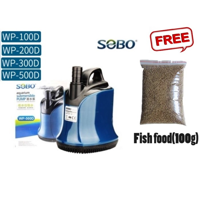 Sobo Submersible Water Pump Low Water Level WP-100D WP-200D WP-300D WP-500D Waterfall Silent ...