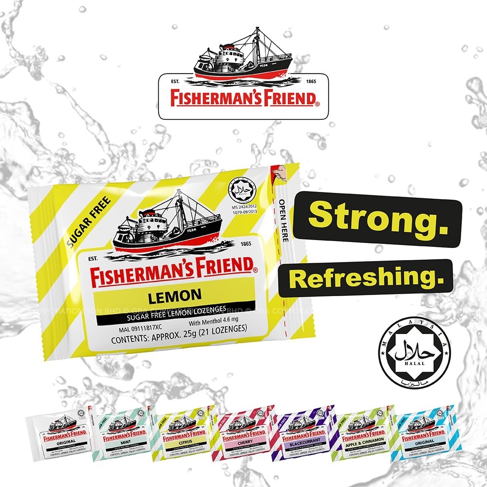 [TRADITIONAL] 25G PEK EKONOMI FISHERMAN'S FRIEND SUGAR FREE FISHERMAN ...