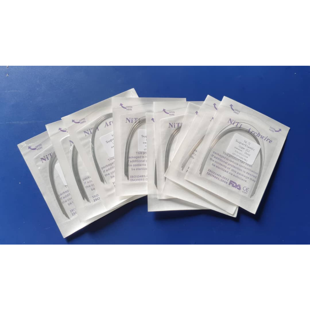 10pcs/pack Dental Orthodontic NiTi Archwire Ortho Round Arch Wire Ovoid ...