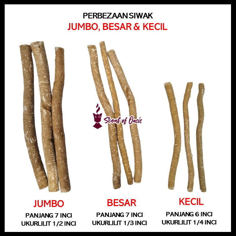 KAYU MISWAK ASLI, (LOOSE / TIADA PACKAGING) MURAH KAYU SUGI SIWAK ...