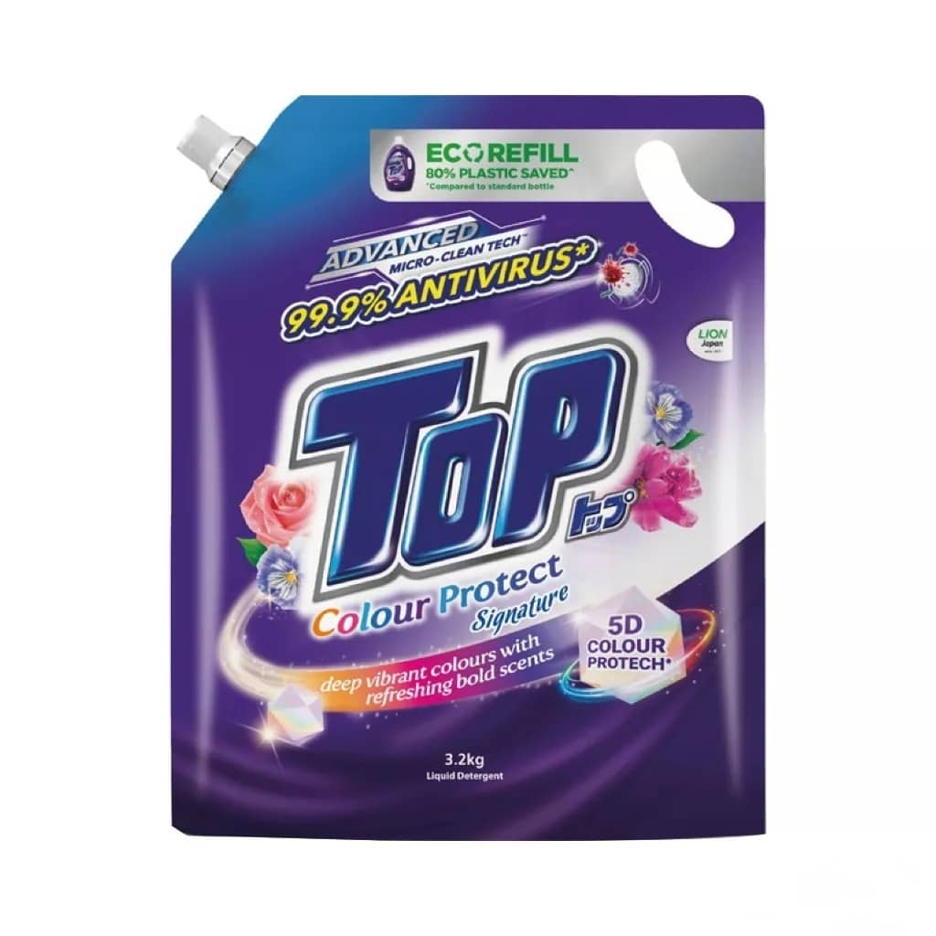 Top Detergent Liquid Refill 3.2kg | Shopee Malaysia