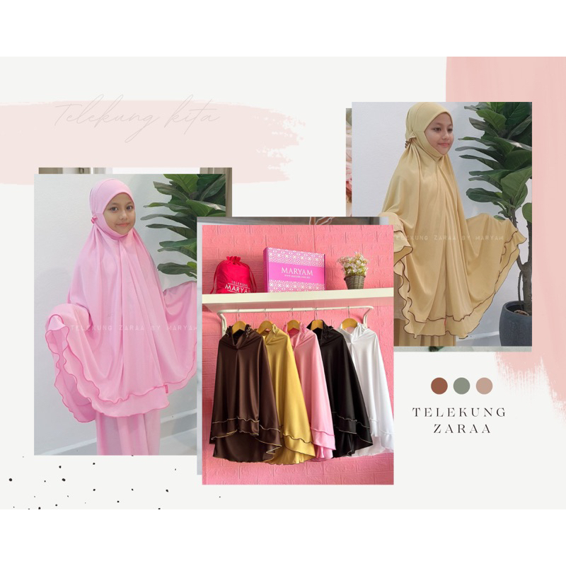 NEW TELEKUNG DESIGN ZARAA TELEKUNG BUDAK SOFT AWNING JERSEY KAIN ...