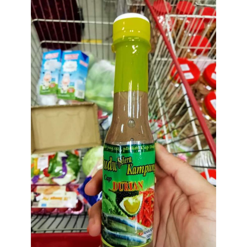 BUDU CAP DURIAN MEMANG SEDAP SUNGGUH / budu hitam pyorr | Shopee Malaysia