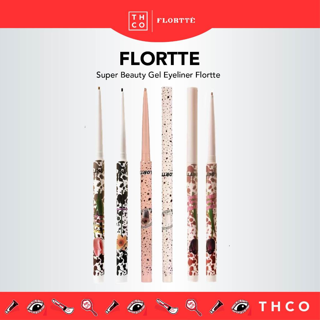 FLORTTE Super Beauty Gel Eyeliner 花洛莉亚怪美丽系列眼线胶笔 | Shopee Malaysia
