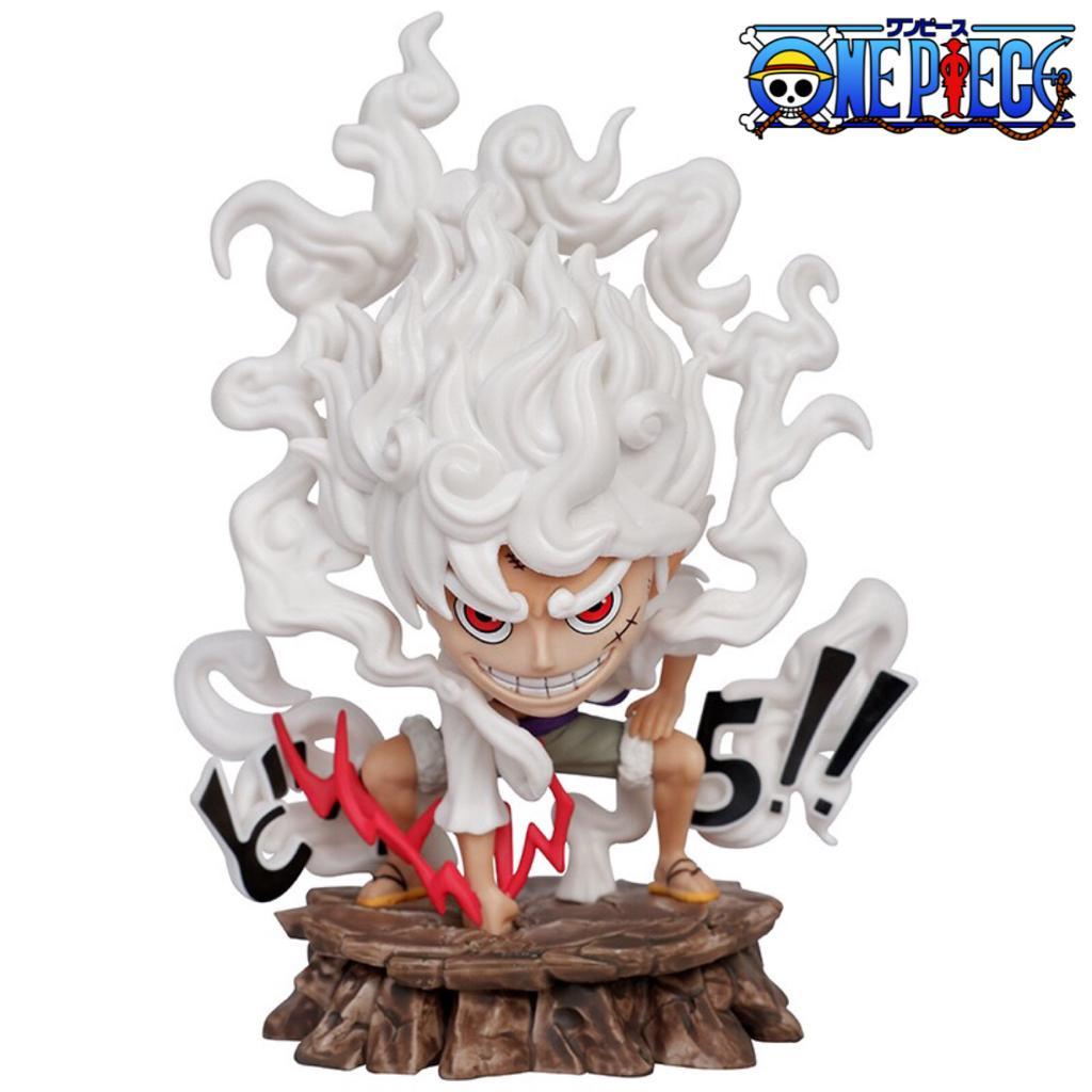 One Piece Monkey D. Luffy Gear 5 SD Punch Floor 16cm Action Figure ...