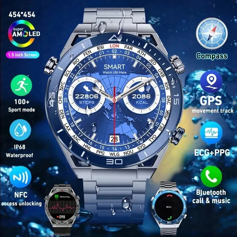 Maxwear GTR8 Smart Watch 4GB Memory Men Waterproof Fitness Watch ...