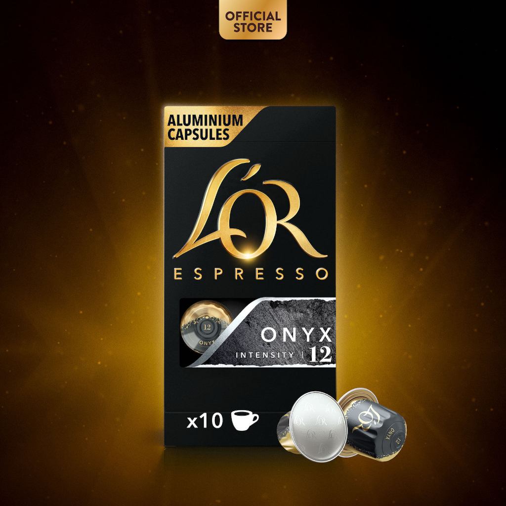 L'OR Espresso Onyx Intensity 12 Coffee Capsules- Compatible with ...