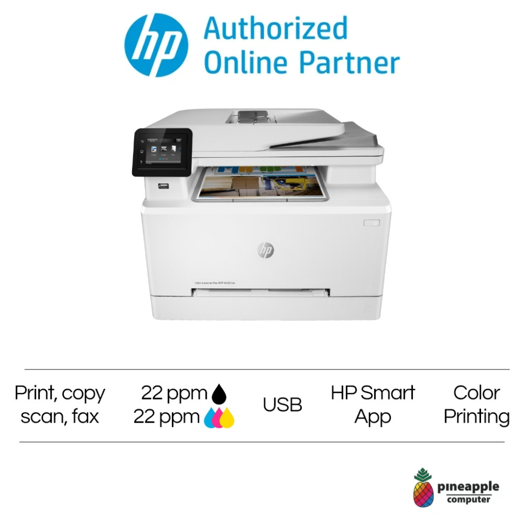 HP Color LaserJet Pro MFP M283fdn | Functions: Print, Copy, Scan, Fax ...