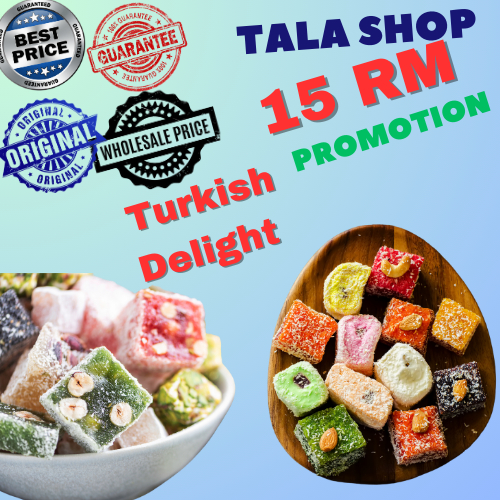 Turkish Delight Lokum Sedap Manisan Dari Turki 250g | Shopee Malaysia