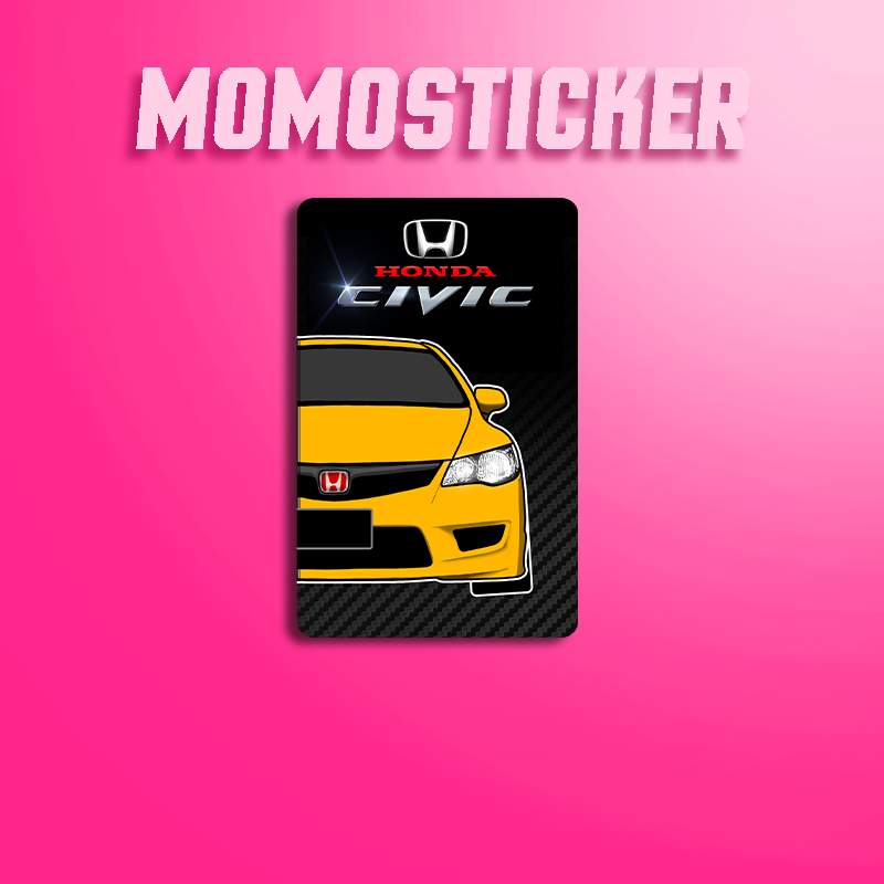 Honda Civic FD Sticker for atm tng nfc access card banapassport ...