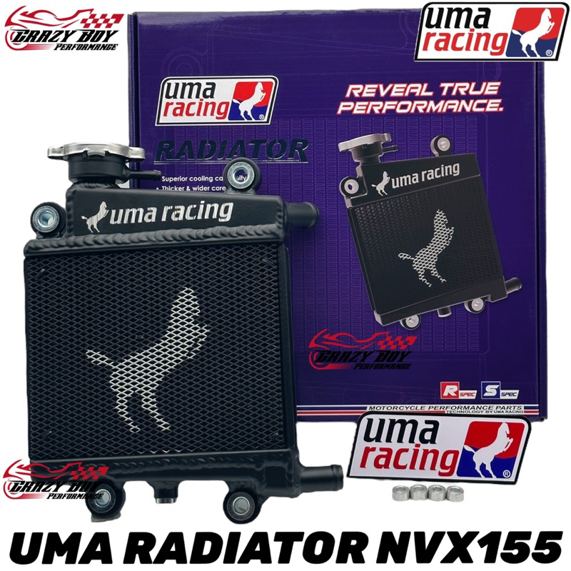 UMA RACING BIG RADIATOR NVX V2/NMAX V2 280ML🔥NEW ITEM🔥PLUG AND PLAY BIG ...