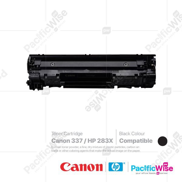 HP/Canon/Toner Cartridge/Kartrij Toner/HP 283X/ Canon 337 (Compatible ...