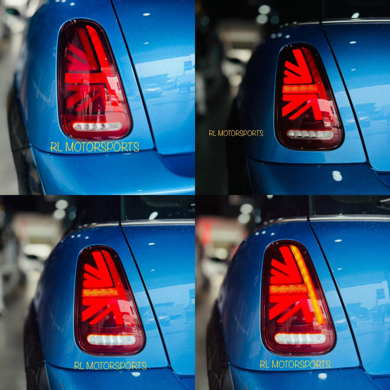 Mini Cooper R50 R51 R52 R53 union jack LED Tail Lamp Light 2004 2005 ...