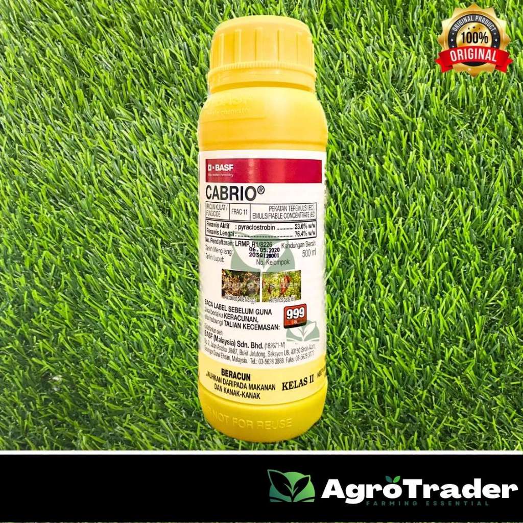 BASF Cabrio 500ml - pyraclostrobin 23.6% EC (Fungicides sigatoka banana ...