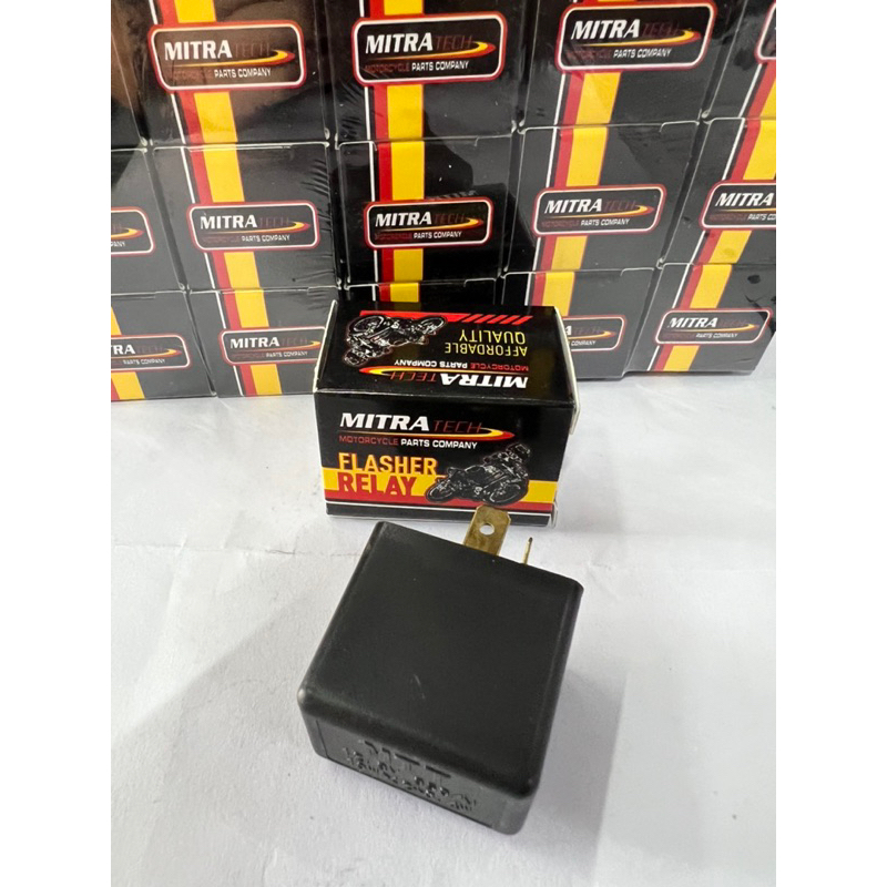 SIGNAL RELAY MITRA TECH (DL5004) (ADJUSTABLE) FLASHER RELAY 2PIN !! Signal relay adjustable 🔥 ...