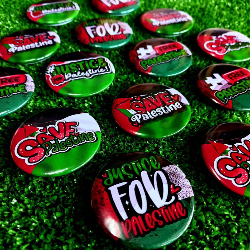 [Readystock] Pin 44mm Save Palestine Justice For Palestine | Shopee ...