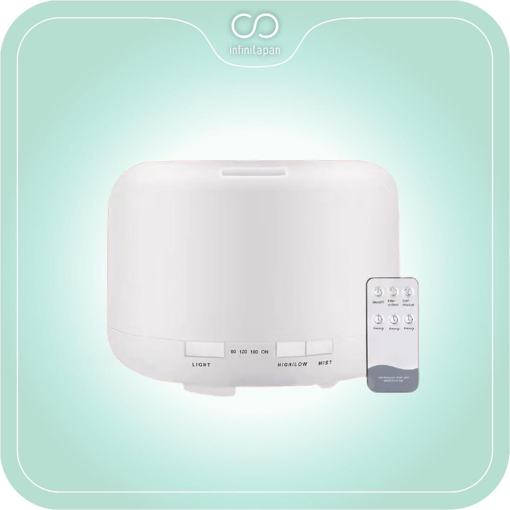 INFINILAPAN Humidifier air diffuser 500ML + remote aromatherapy 7 color ...