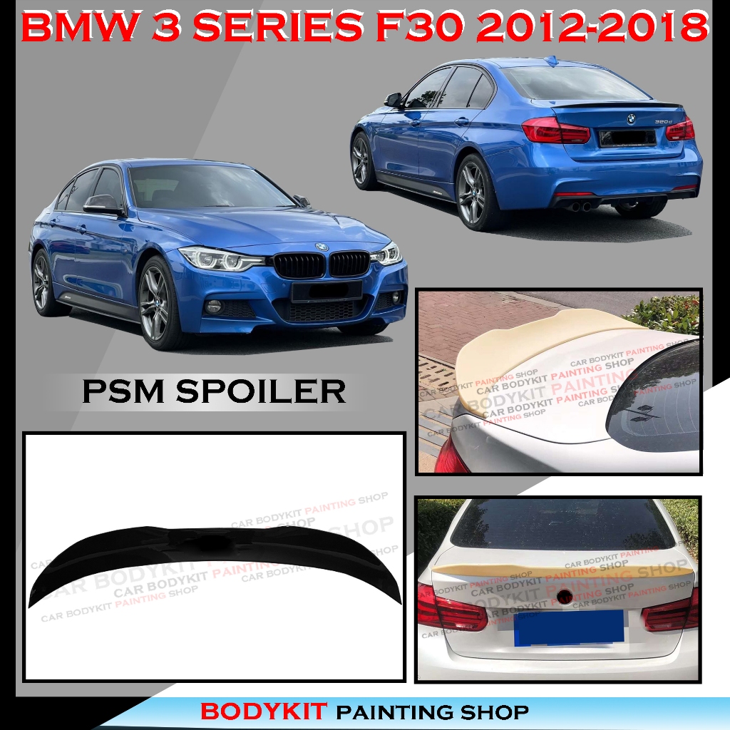 BMW 3 SERIES F30 2013-2019 PSM STYLE CAR SPOILER REAR TRUNK SPOILER ...