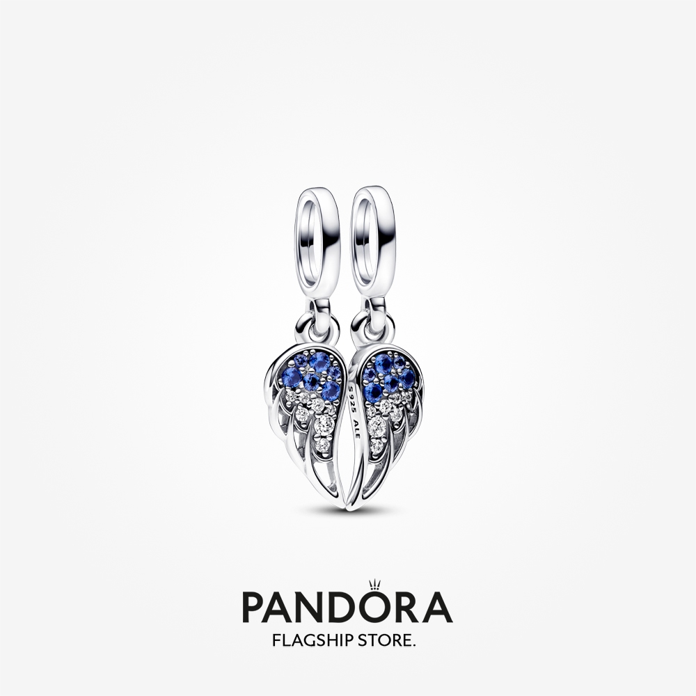 Pandora Sparkling Splitable Angel Wings Dangle Charm | Shopee Malaysia