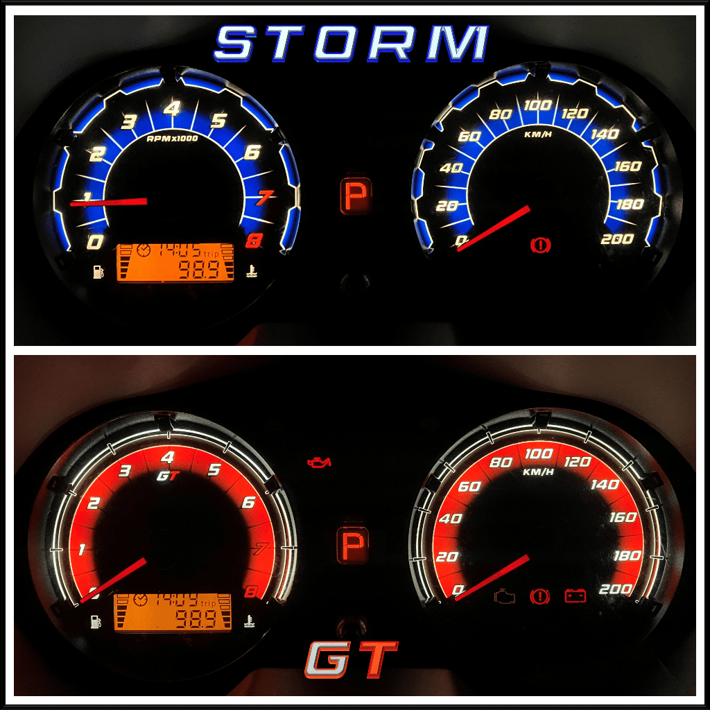 PAPAN METER CUSTOM SAGA FLX , FL & BLM 1.3 (BUKAN STICKER) | Shopee ...