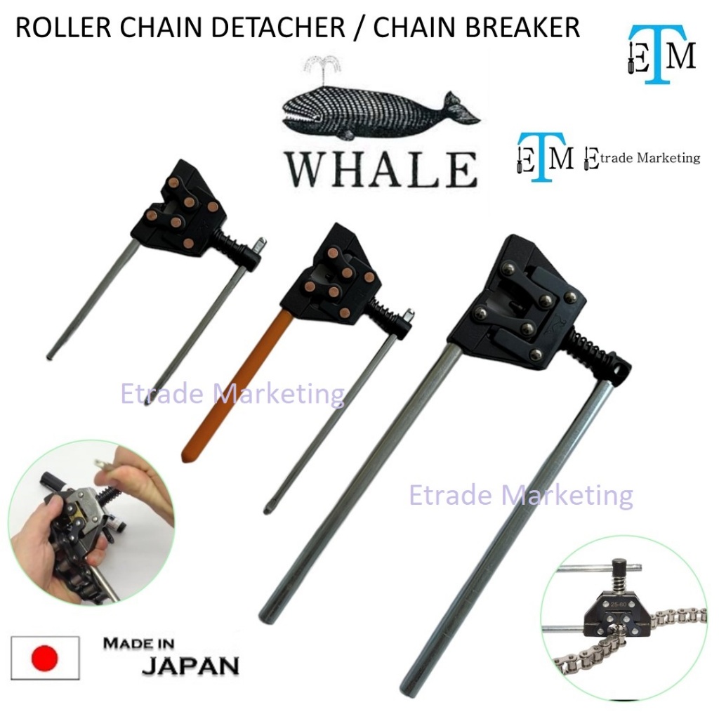 WHALE Roller Chain Detacher Chain Breaker (Made In Japan) | Shopee Malaysia