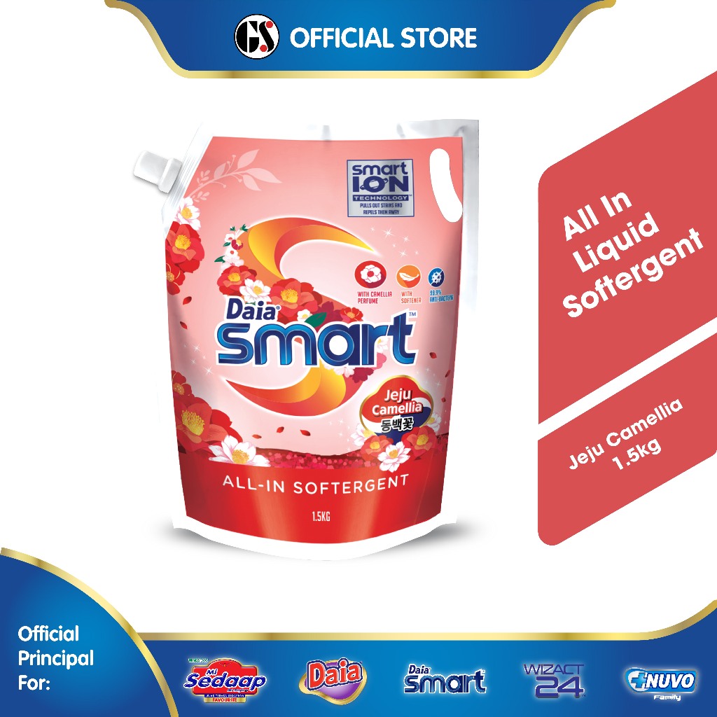DAIA Smart All-in Softergent Jeju Camellia 1.5kg | Shopee Malaysia