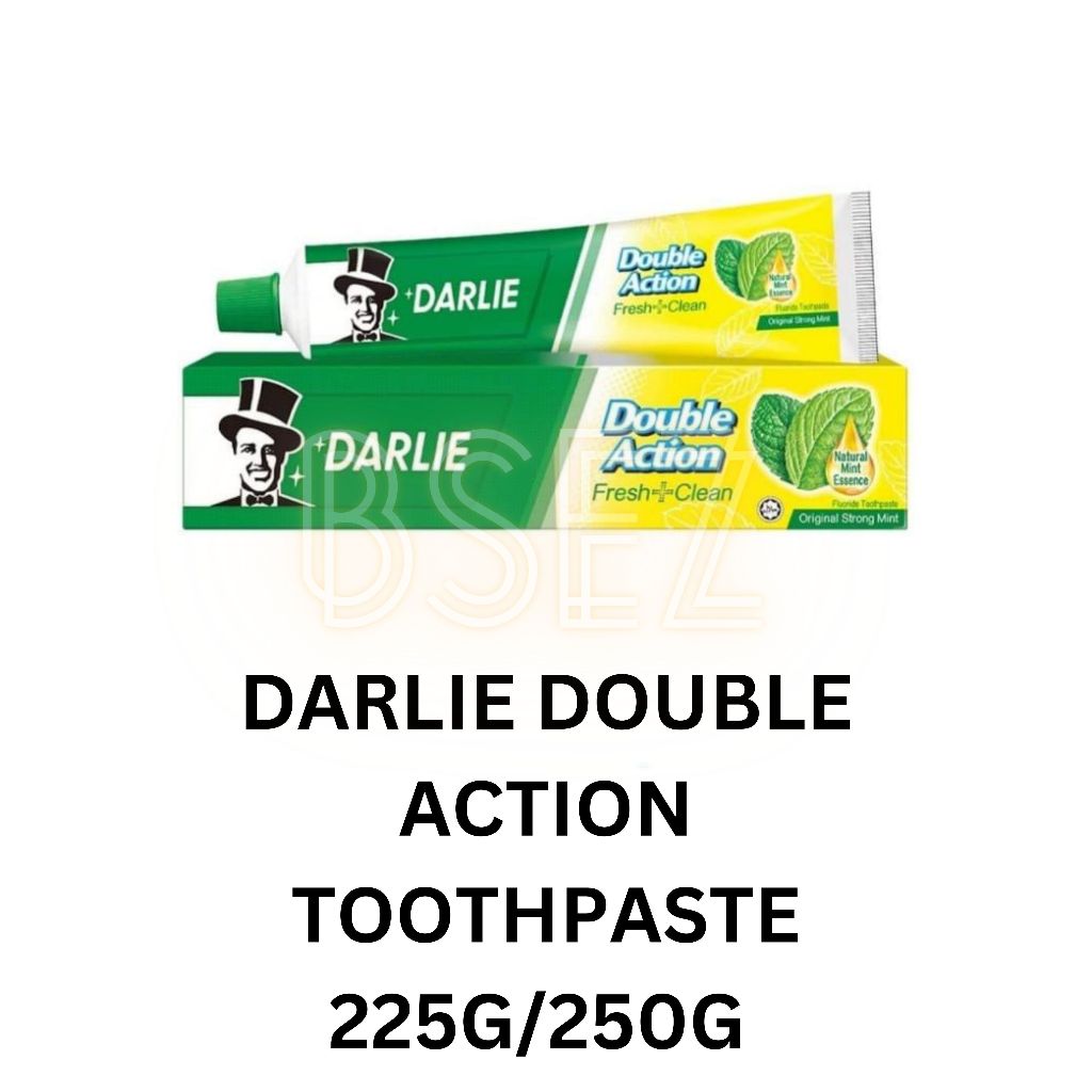 DARLIE DOUBLE ACTION ORIGINAL STRONG MINT TOOTHPASTE 225G/250G | Shopee ...