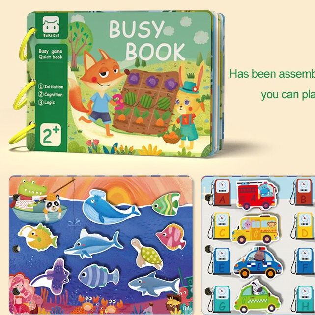 Preschool Learning Quiet Books Baby's First Enlightenment Book Busy ...