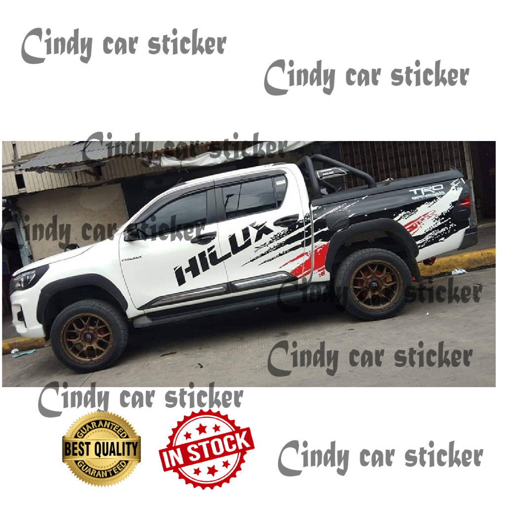 TOYOTA HILUX TRD BODY STICKER | Shopee Malaysia