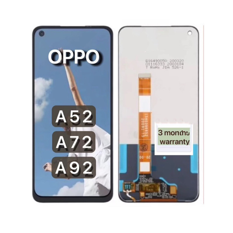 LCD OPPO A92 2020 CPH2059/ A52 CPH2061 CPH2069/ A72 CPH2067 Compatible For Glass Original Touch ...