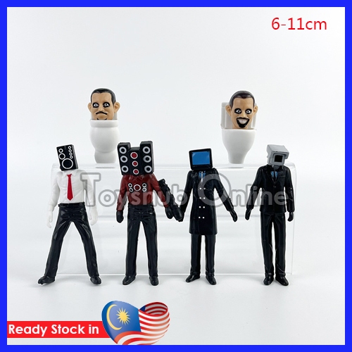 Skibidi Toilet Man Camera Man Figure TV Man Speaker Man Model Cameraman ...