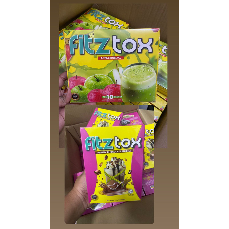 FITZTOX APPLE KONJAC & FITZTOX CHOCOLATE MOCHA | Shopee Malaysia